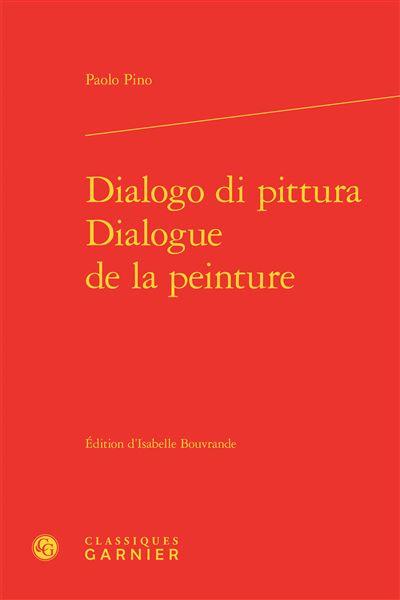 Dialogo di pittura / Dialogue de la peinture Dialogue de la peinture ...