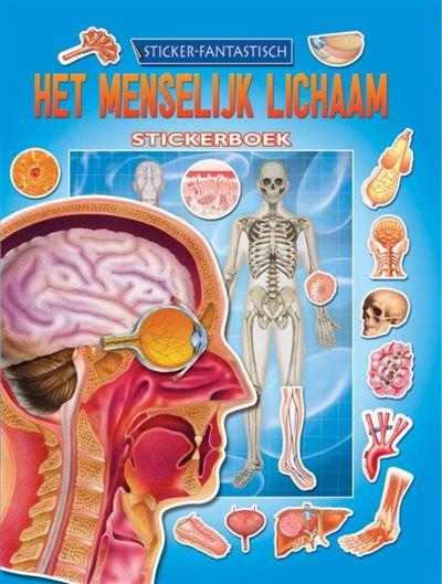 Sticker-fantastisch - Menselijk lichaam stickerboek - L. Leask - broché ...