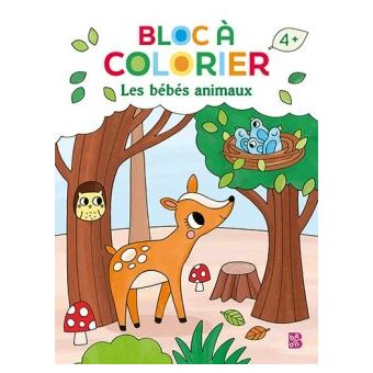 Bloc à colorier - Tome 1 - Bloc à colorier nouveau style: Les bébés ...