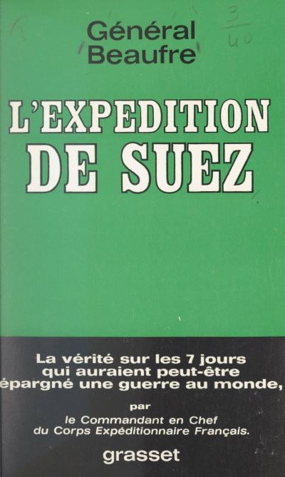 L'expédition de Suez - ebook (ePub) - André Beaufre - Achat ebook | fnac
