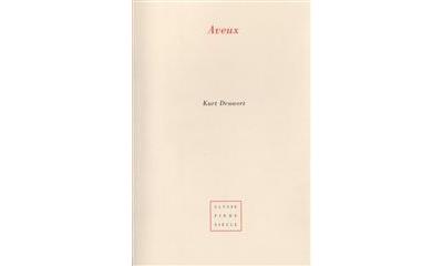 Aveux - broché - Kurt Drawert - Achat Livre | fnac