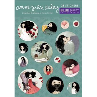 2 planches de 14 Stickers - Anne-Julie Aubry - Autres accessoires de ...