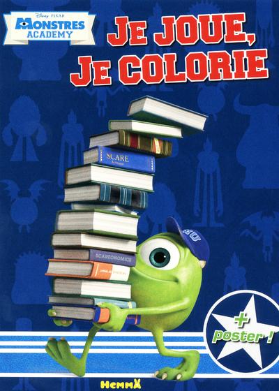Monstres academy je joue, je colorie + poster ! Mon livre de jeux et ...