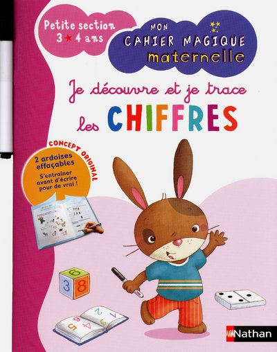 Mon cahier magique maternelle - je decouvre et je trace les chiffres ...