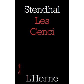 Les cenci - broché - Stendhal - Achat Livre ou ebook | fnac
