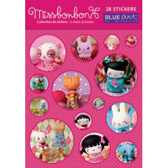 2 planches de 14 Stickers - Miss Bonbon - Autres accessoires de dessin ...