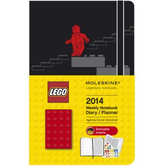 Agenda 2014 lego semainier carnet grand format noir - Agenda civil ...