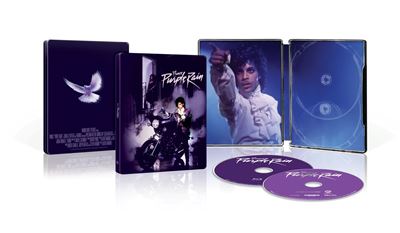 Purple Rain 40th Anniversary Edition Steelbook Motorbike Blu-ray 4K ...