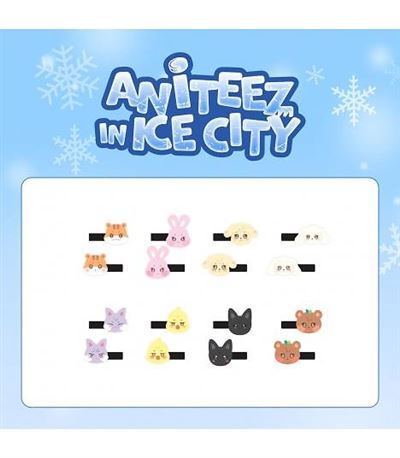 Barrette cheveux Ateez JJONGbear Collection Aniteez In Ice City - Ateez ...