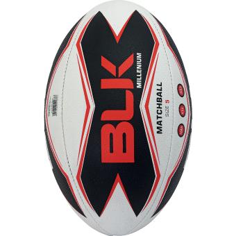 Ballon de rugby BLK Millenium T5 Blanc, noir et rouge - Accessoire ...