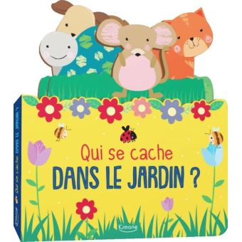 Qui se cache dans le jardin ? Ned Avec 4 tirettes en forme d'animaux ...