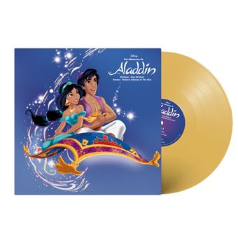 Les chansons de Aladdin Vinyle Or Transparent - Alan Menken - Collectif ...