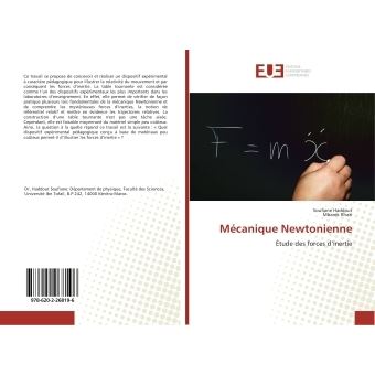Mécanique Newtonienne - broché - Soufiane Haddou - Achat Livre | fnac