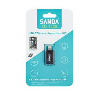 Adaptador USB Fêmea para Lightning Macho Sanda SD-3428 - Preto - Adaptadores - Compra na Fnac.pt