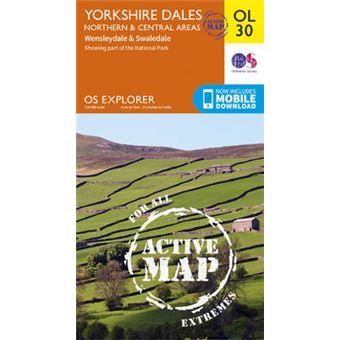 Yorkshire Dales Northern Central Os Explorer Map Os Explorer Active Map ...