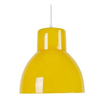 Candeeiro Suspensão Tosel Cloche Verre A | 30 cm | 1 Luzes - Amarelo ...