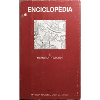 Enciclopédia einaudi, volume 1, memória - história. [c/sobrecapa] Gil ...
