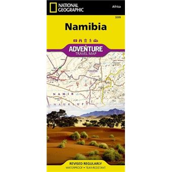 Namibia Travel Maps International Adventure Map National Geographic ...