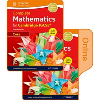 Complete Mathematics For Cambridge Igcse Print Online Student Book Core ...