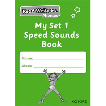 Read Write Inc. Phonics: My Set 1 Speed Sounds Book Pack Of 5 Ruth ...