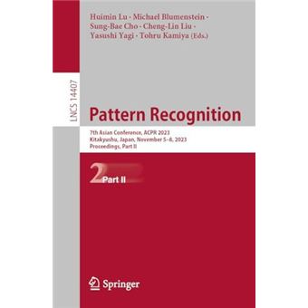Pattern Recognition Springer International Publishing AG - Capa Mole ...