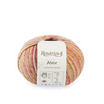 Fio de Tricot Rosários 4 Alvor Print | 100G | Rosa e Amarelo - Outras ...