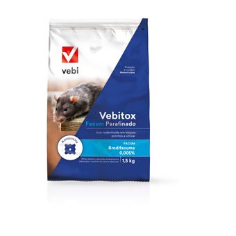 Raticida VEBI Vebitox Facum Parafinado Blocos | 10 Gr | 1 - 5 Kg ...