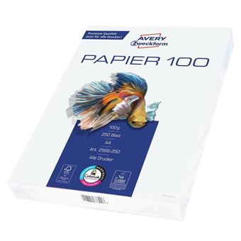 Papel para Impressão Avery 2566-250 | Branco - Papel Impressora ...