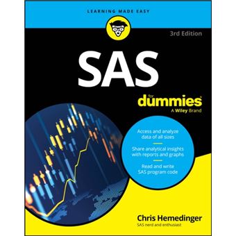 SAS For Dummies Chris Hemedinger - Capa Mole / Paperback - Chris ...