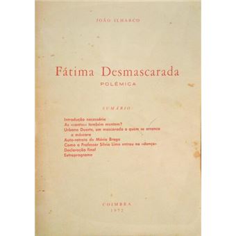 Fátima desmacarada, polémica. Ilharco. (joão) - Capa Mole / Paperback ...