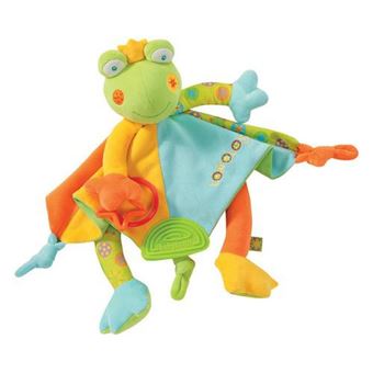 Peluche com Mordedor Fehn Atividade de Agarrar Rei Sapo Lolo Verde ...