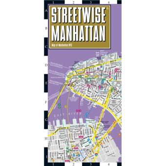 Streetwise Manhattan Map Laminated City Center Street Map Of Manhattan ...
