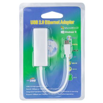 Adaptador de Ethernet Skyhe Vk-Sr9900 | Type-C 2.0 - Branco - Adaptadores - Compra na Fnac.pt