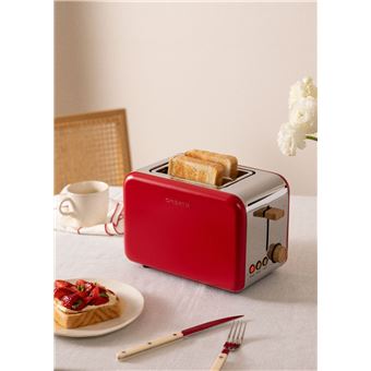 Torradeira CREATE Toast Retro | Vermelho - Torradeira - Compra na Fnac.pt