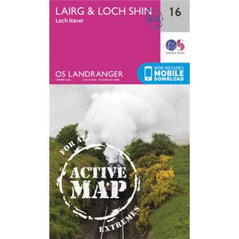 Landranger Active 16 Lairg Loch Shin, Loch Naver Os Landranger Active ...