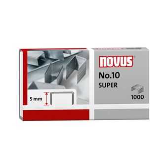 Agrafos N.10 Super Novus 040-0003 | Caixa com 1000 - Agrafadores e ...