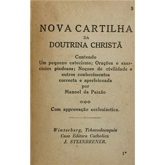 Nova cartilha da doutrina christã. Paixão. (manuel da) - Capa Dura ...