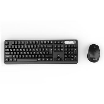 Teclado Wireless + Rato Inca IWS-549U | Idioma: Turco | Preto - Teclado ...