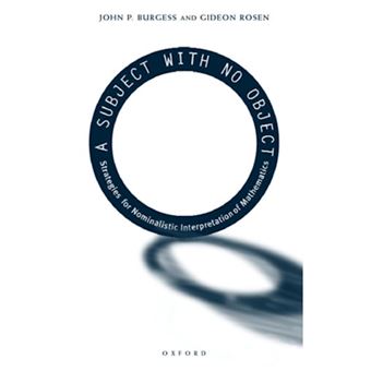 A Subject with No Object - Strategies for Nominalistic Interpretation ...
