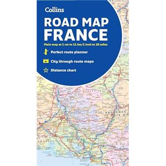 Collins Map Of France By Collins Maps Collins Maps - Outros Livros ...