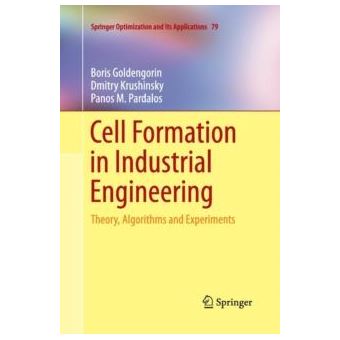 Cell Formation In Industrial Engineering Panos M. Pardalos - Capa Mole ...