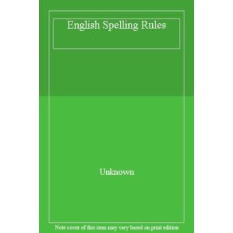 English Spelling Rules Unknown - Outros Livros - Unknown - Compra Livros na Fnac.pt