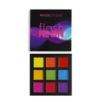 Paleta de Sombras Magic Studio Flash Neon | 9 Cores - Maquilhagem ...