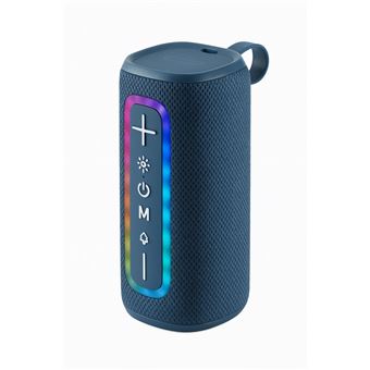 Coluna Wireless Portátil com Luz LED Sanda SK-18 | Azul - Colunas ...