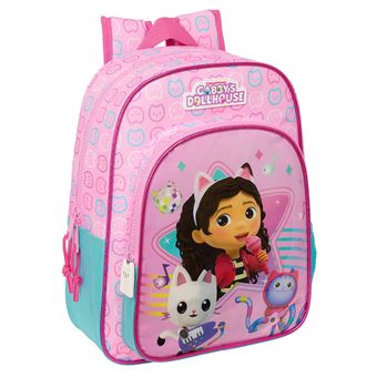 Mochila Gabby'S Dollhouse 2024 | 38x22x12cm | Adaptável a Trolley ...