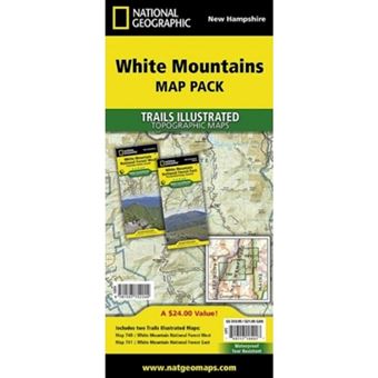 White Mountains National Forest, Map Pack Bundle Trails Illustrated ...