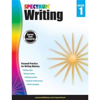 Spectrum Writing, Grade 1 Spectrum - Capa Mole / Paperback - Spectrum ...