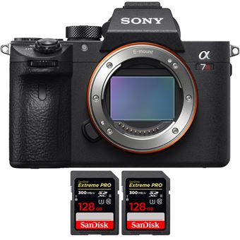 Sony A7R IIIA Corpo + 2 SanDisk 128GB Extreme PRO UHS-II SDXC 300 MB/s ...
