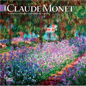 Claude Monet | 2026 7 x 14 Inch (Hanging) Monthly Mini Wall Calendar ...