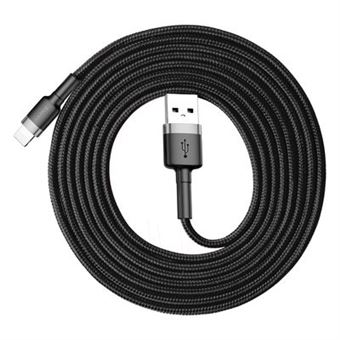 Cabo Cafule Durável Nylon Trançado Baseus Fio Usb / Lightning Qc3.0 1 ...